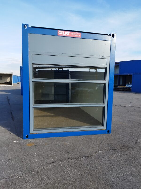 Bungalow bureau avec 1 baie vitrée - GOLIAT - Boutique en ligne